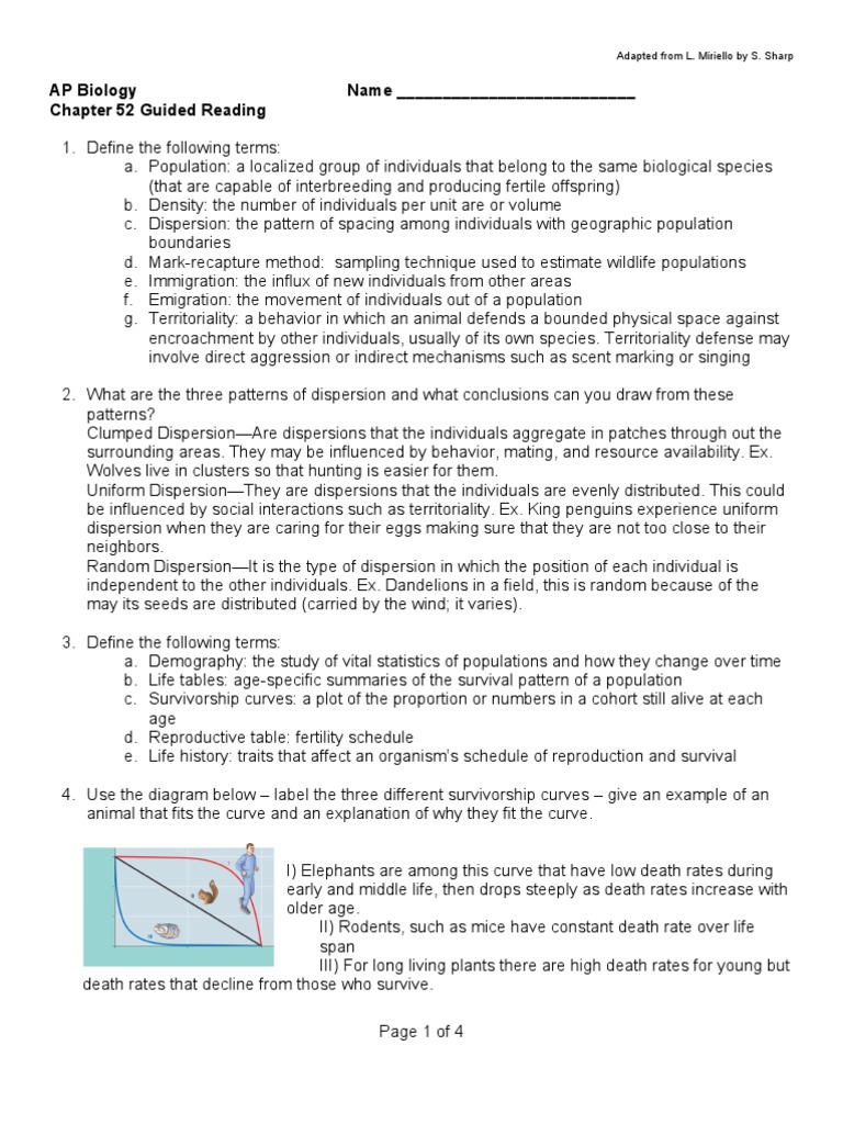 AP Biology | PDF | Population Growth | Ecology