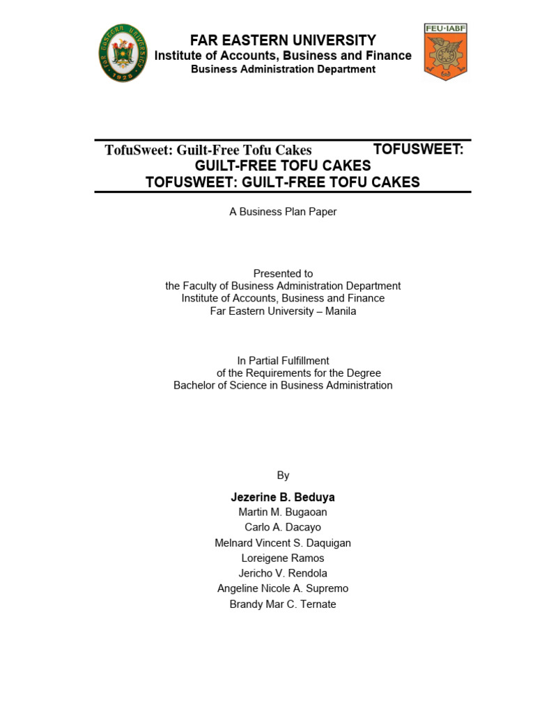 Abb-605 4 Tofusweet | PDF | Tofu | Demand
