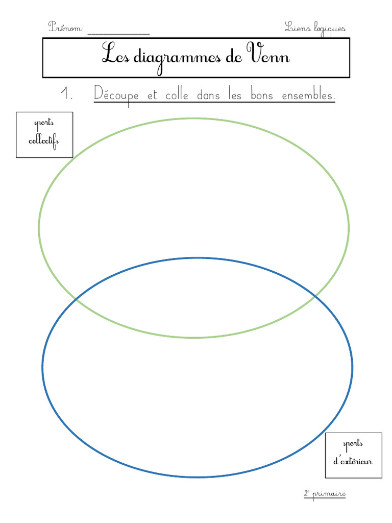 Les Diagrammes de Venn | PDF