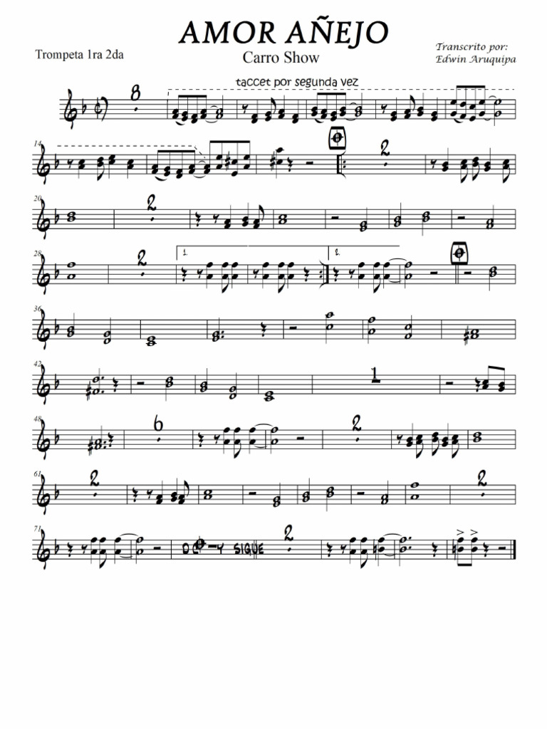 Carro Show Amor Añejo | PDF