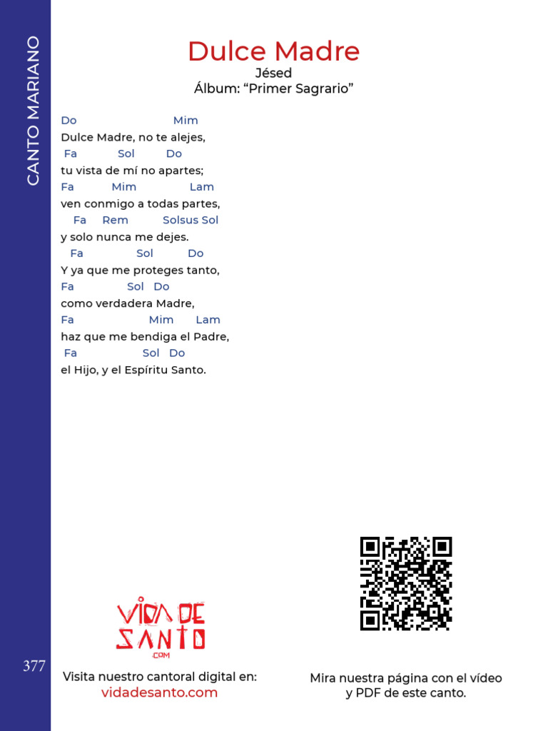 Dulce Madre Acordes Jesed Pdf