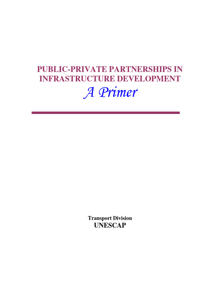 PPP Primer Final Original Edited | PDF | Public–Private Partnership ...