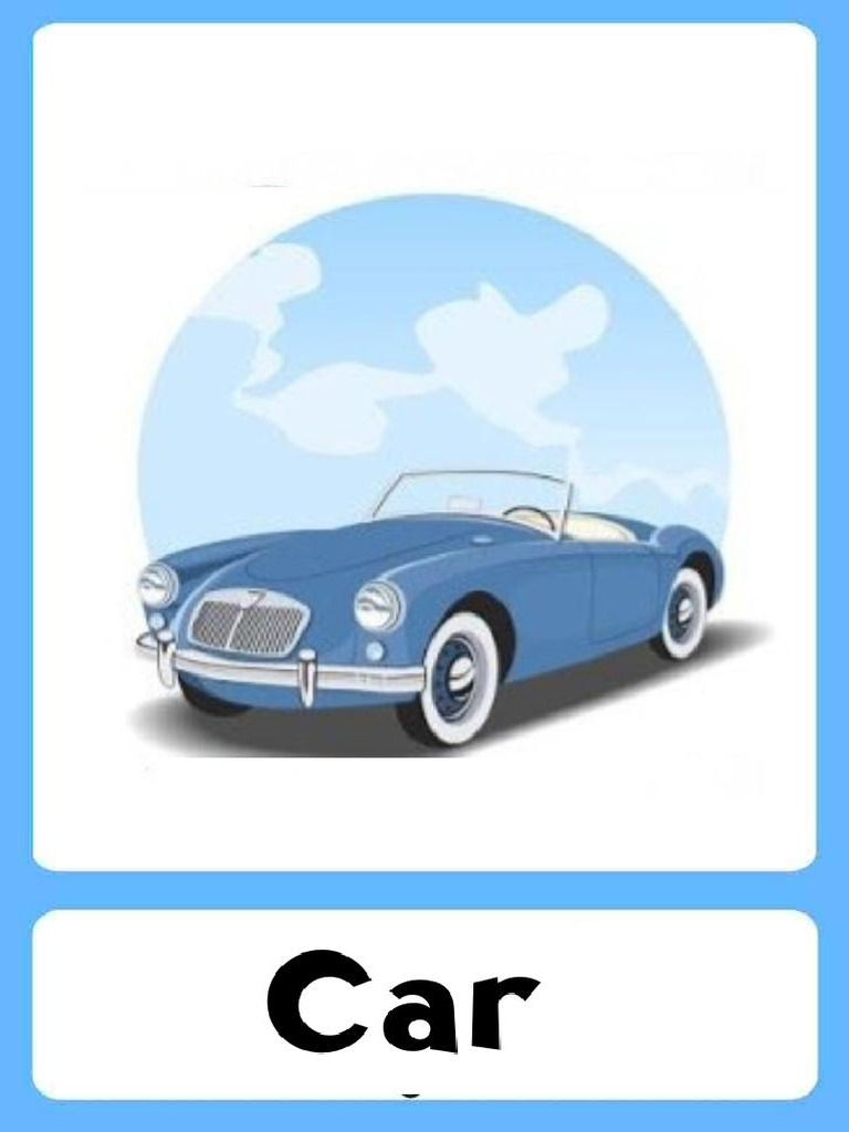 Vehicles' Flashcards | PDF