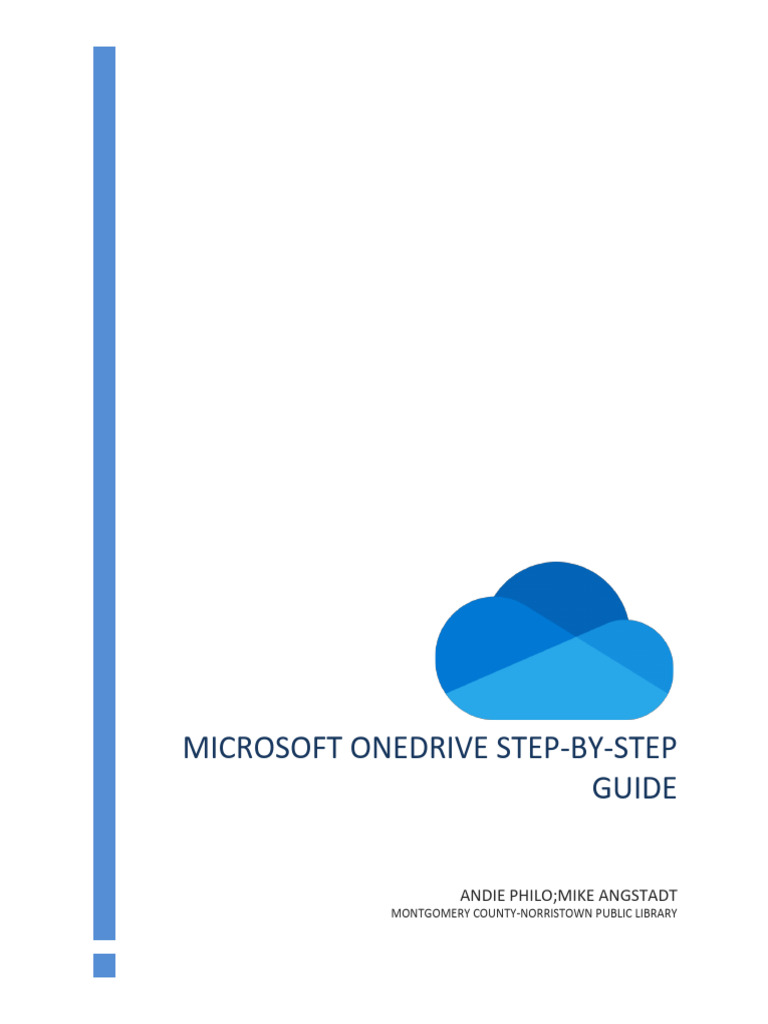 OneDrive Step by Step Guide | PDF | Computer File | Computer Architecture