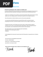 OnlyFans Content Release Form | PDF | Consent | Private Law