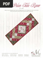 Friendship Braid Table Runner Pattern | PDF | Patchwork | Seam (Sewing)