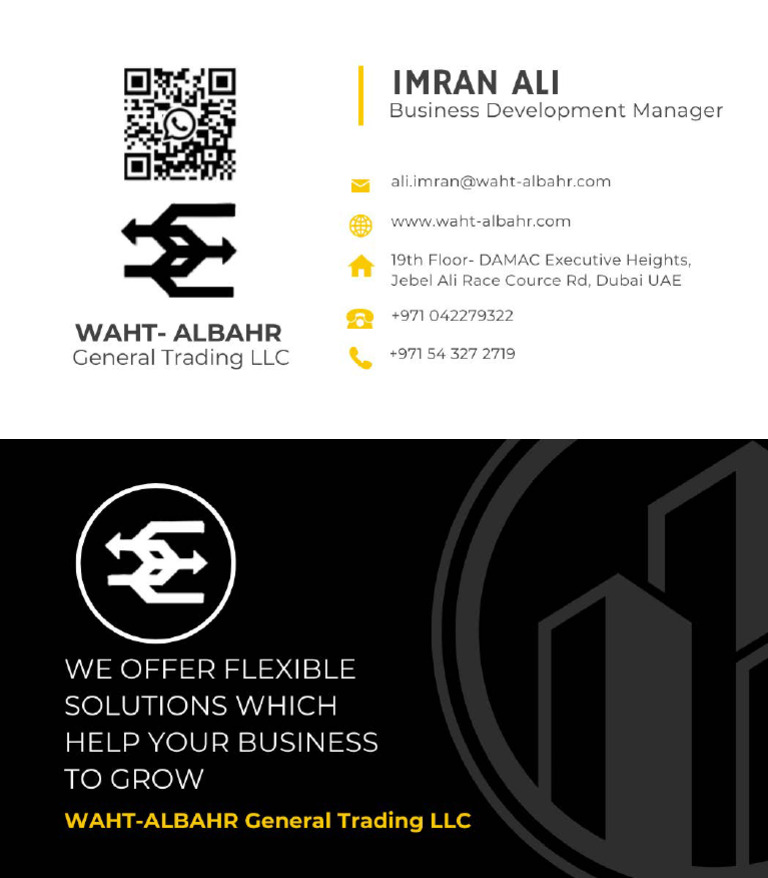 Business Card - Imran Ali | PDF