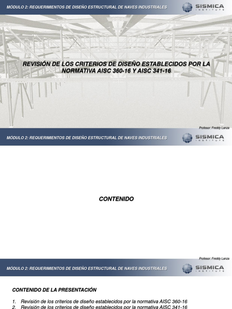 CONAV - M5T3 - Revision de Los Criterios de Diseno Establecidos Por La Normativa AISC 360-16 y ...