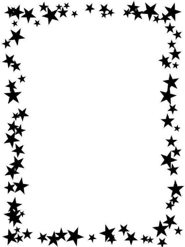 Marco para Hoja Estrellas Sencillas | PDF