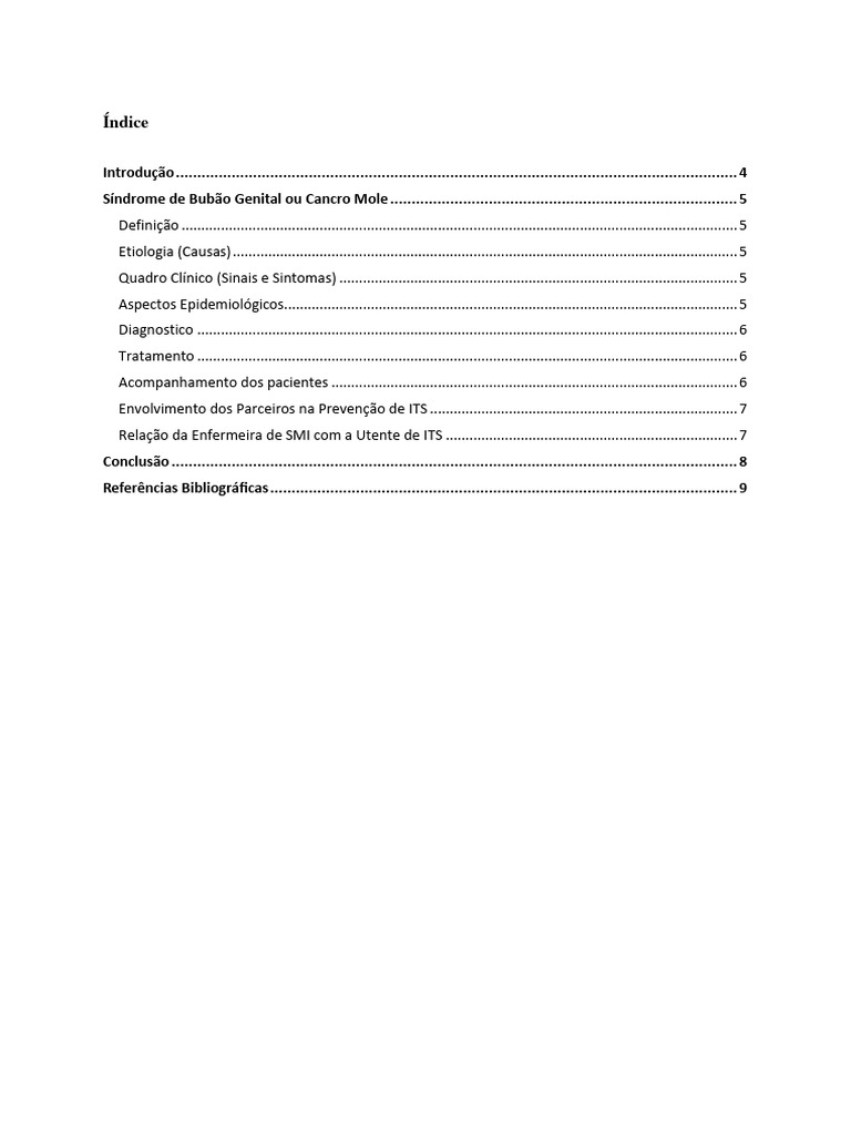 Cancro Mole: Sintomas e Tratamento | PDF | Infecção sexualmente ...