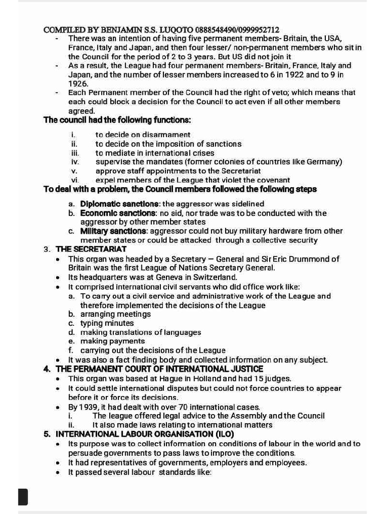 Inter War Period Part 5 | PDF