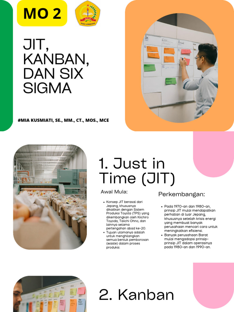 Jit, Kanban, Dan Six Sigma | PDF | Komputer | Teknologi & Rekayasa