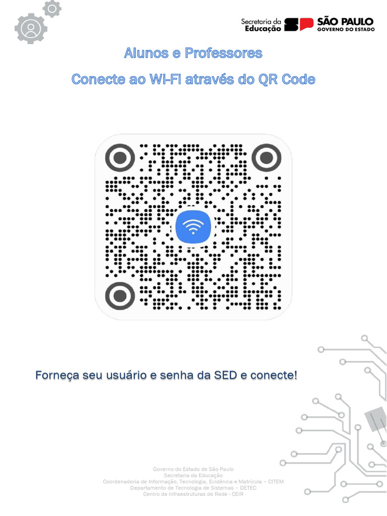 QR Code Alunos e Professores | PDF