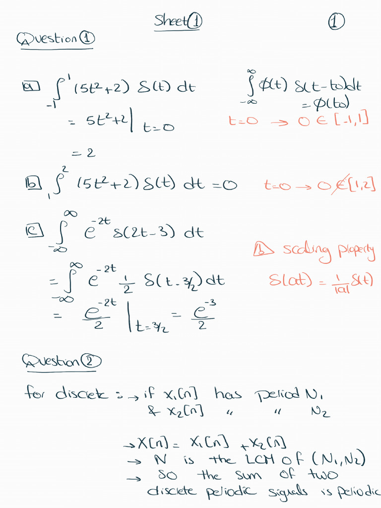 Sheet 1 Solution | PDF