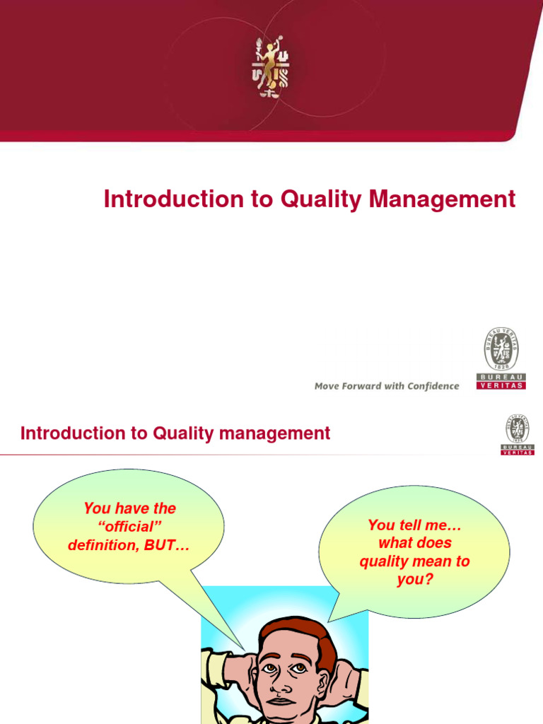 Introduction To Quality Management | PDF | Quality Management System ...