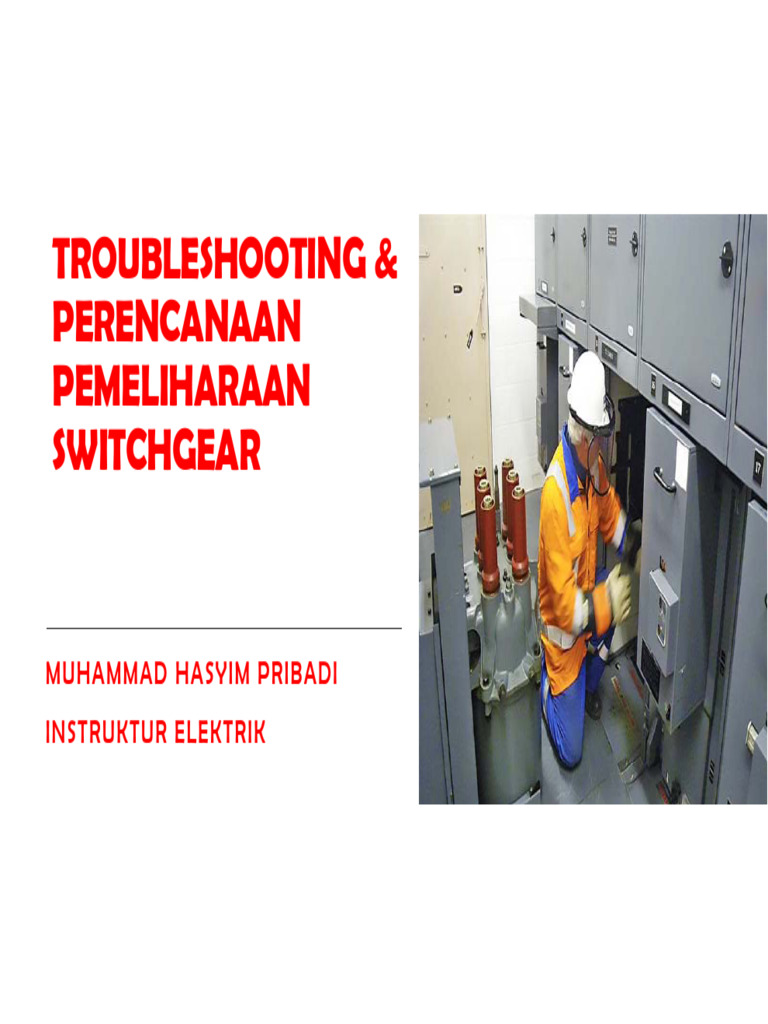 Troubleshooting & Perencanaan Pemeliharaan Switchgear | PDF