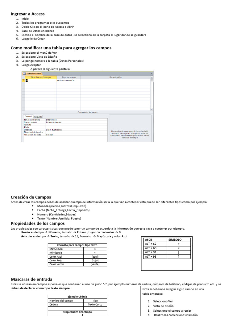 Material Tutoria Access 2023 Actualizado 1 | PDF | Informática | Software
