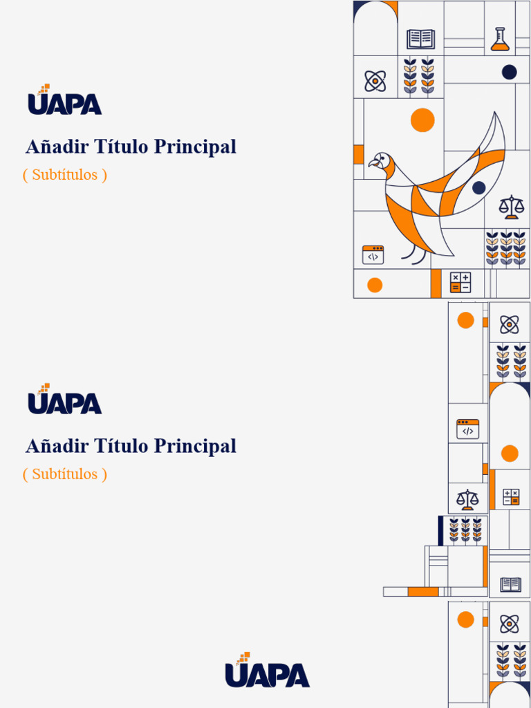 Plantilla Presentacion UAPA 2023 | PDF