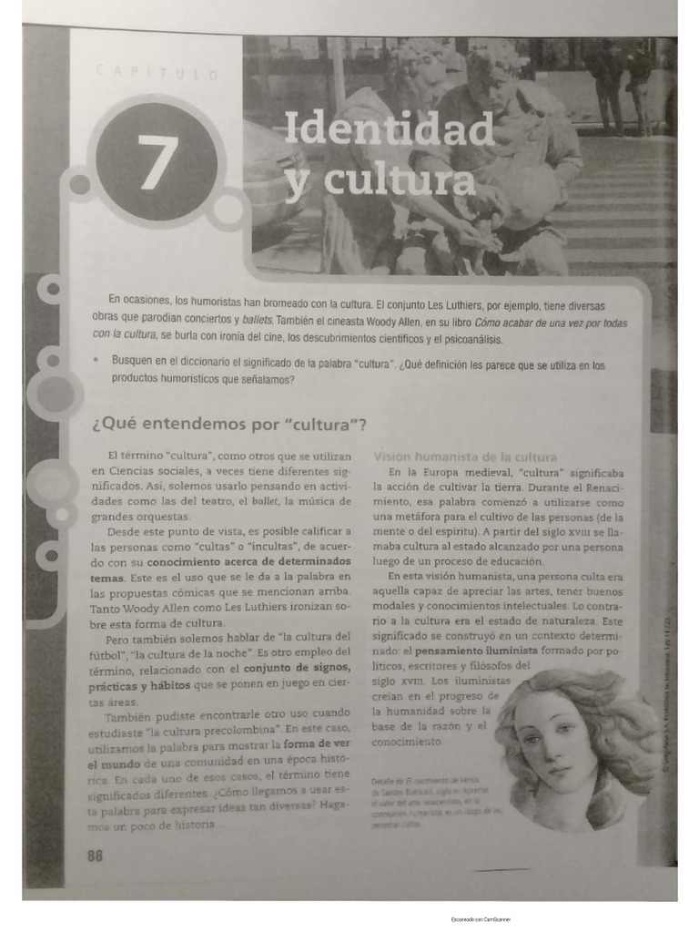Capítulo 7 Identidad y Cultura | PDF