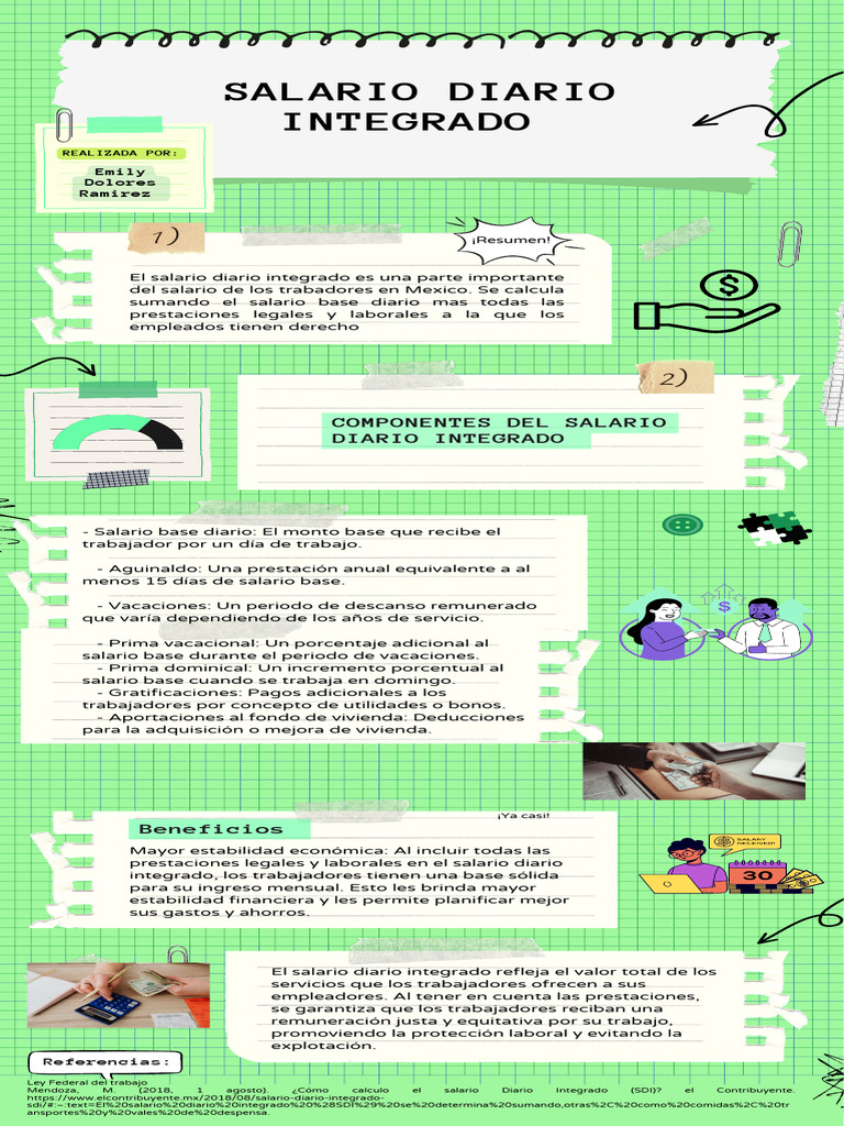 Salario Diario Integrado | PDF | Salario | Economias