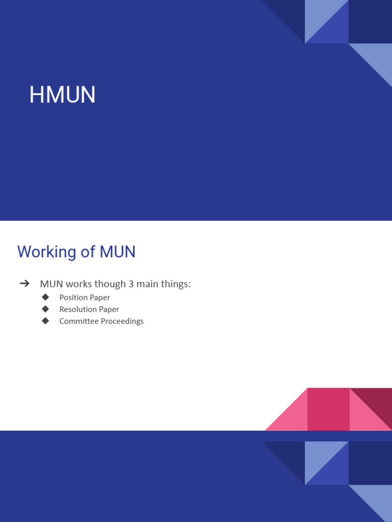 MUN - Delegate Guidelines-Sivananda | PDF | Committee | Political Law