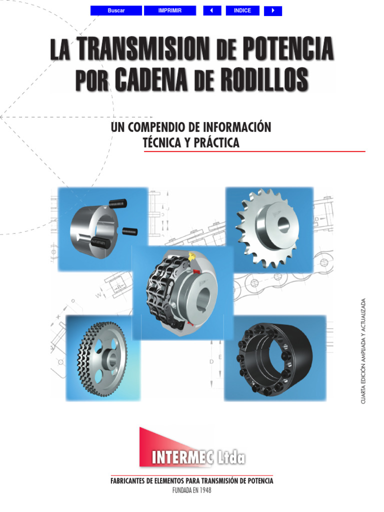 Catalogo de Cadenas | PDF | Engranaje | Ingeniería mecánica