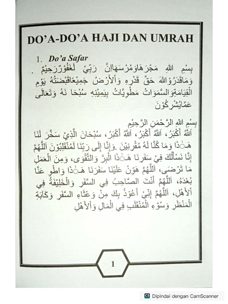 Doa-Doa Haji & Umroh | PDF