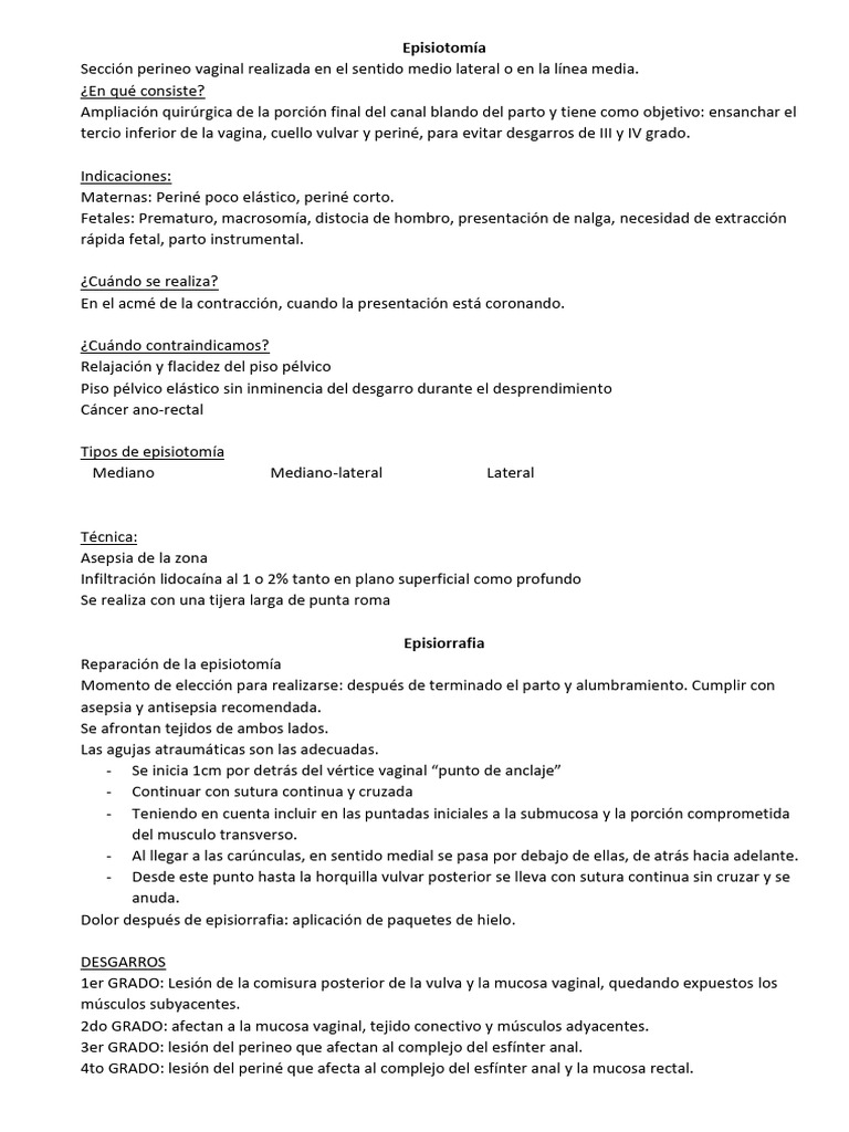 Episiotomia | PDF