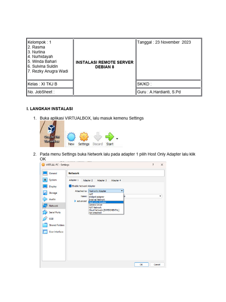 Install Remote Server Kelompok 1 | PDF