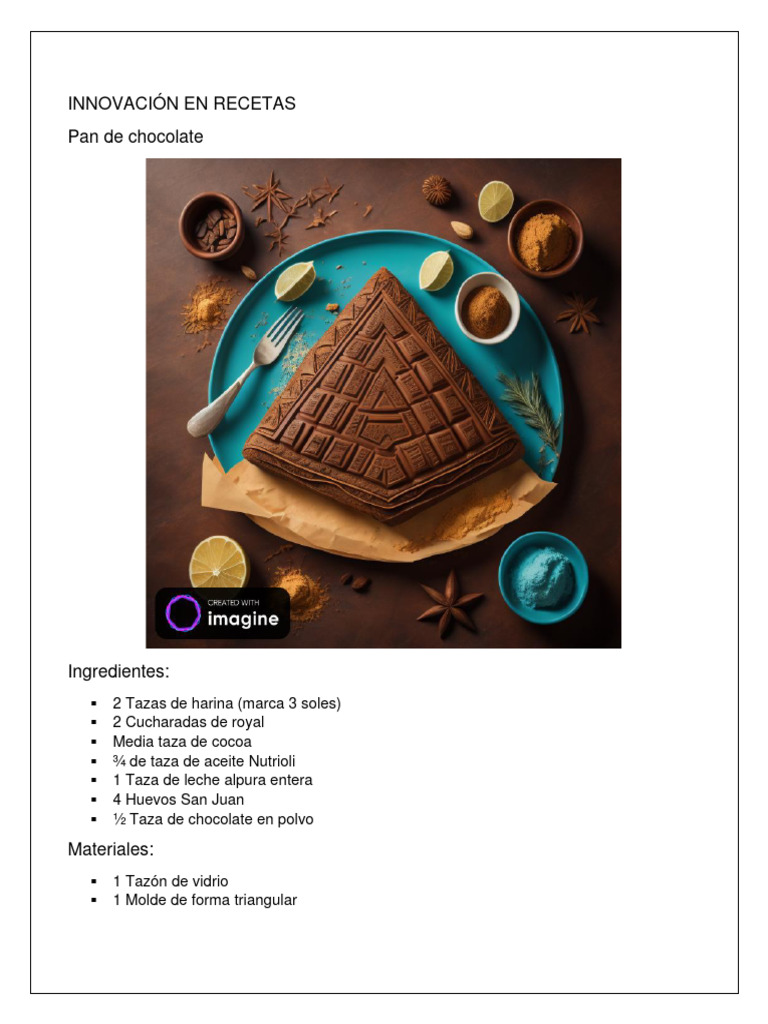 Innovacion Recetas de Postres | PDF | Caramelo | Galleta