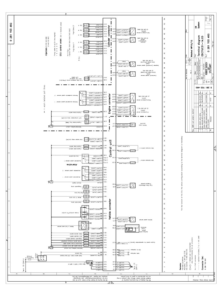 Bosch EMR3 EDC7 C31 Wiring Diagram | PDF