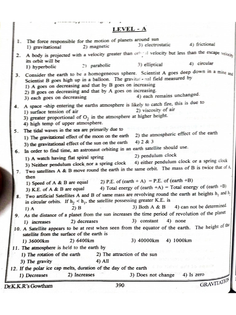 Physics Practice Questions | PDF