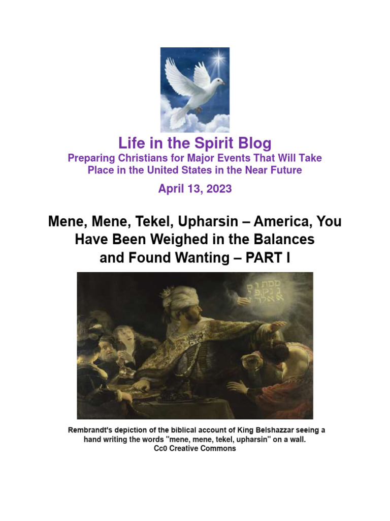 Mene Mene Part I | PDF