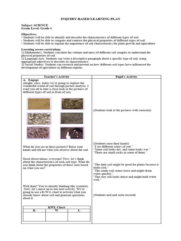 IBL-LP - Science 4 | PDF | Soil | Loam