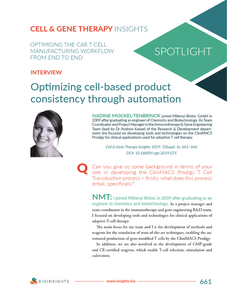 Mockel Tenbrinck Interview | PDF | Clinical Medicine | Life Sciences