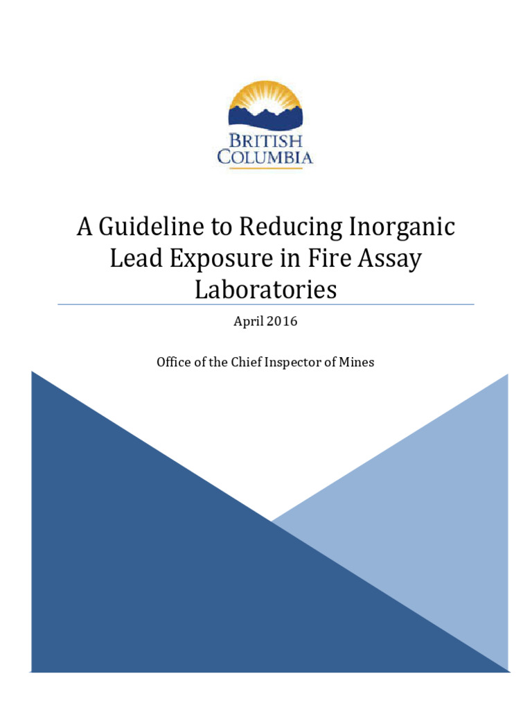 Lead Exposure Control in Fire Assays | PDF | Ventilation (Architecture ...