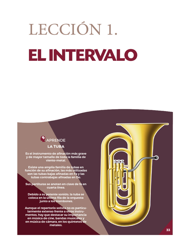 Leccion 1. El Intervalo | PDF | Escala (música) | Intervalo (música)