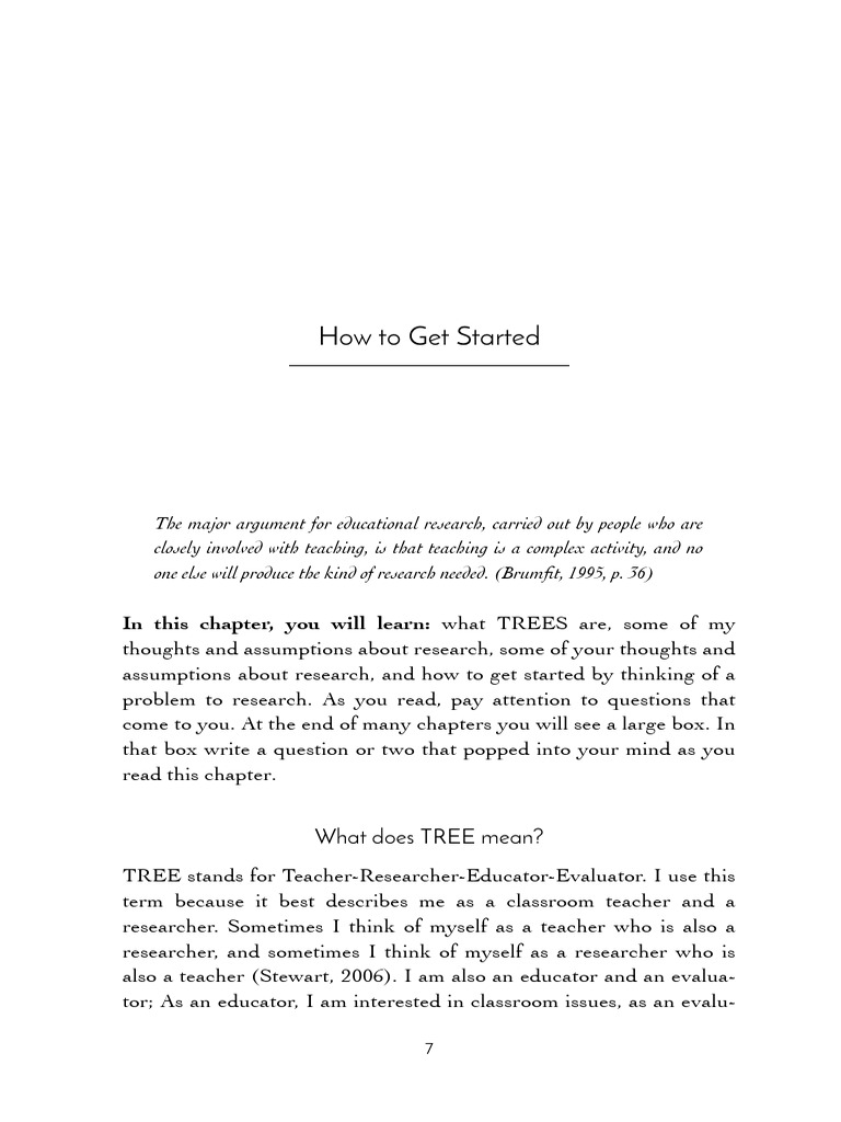 How To Get Started | PDF | Teachers | Thought
