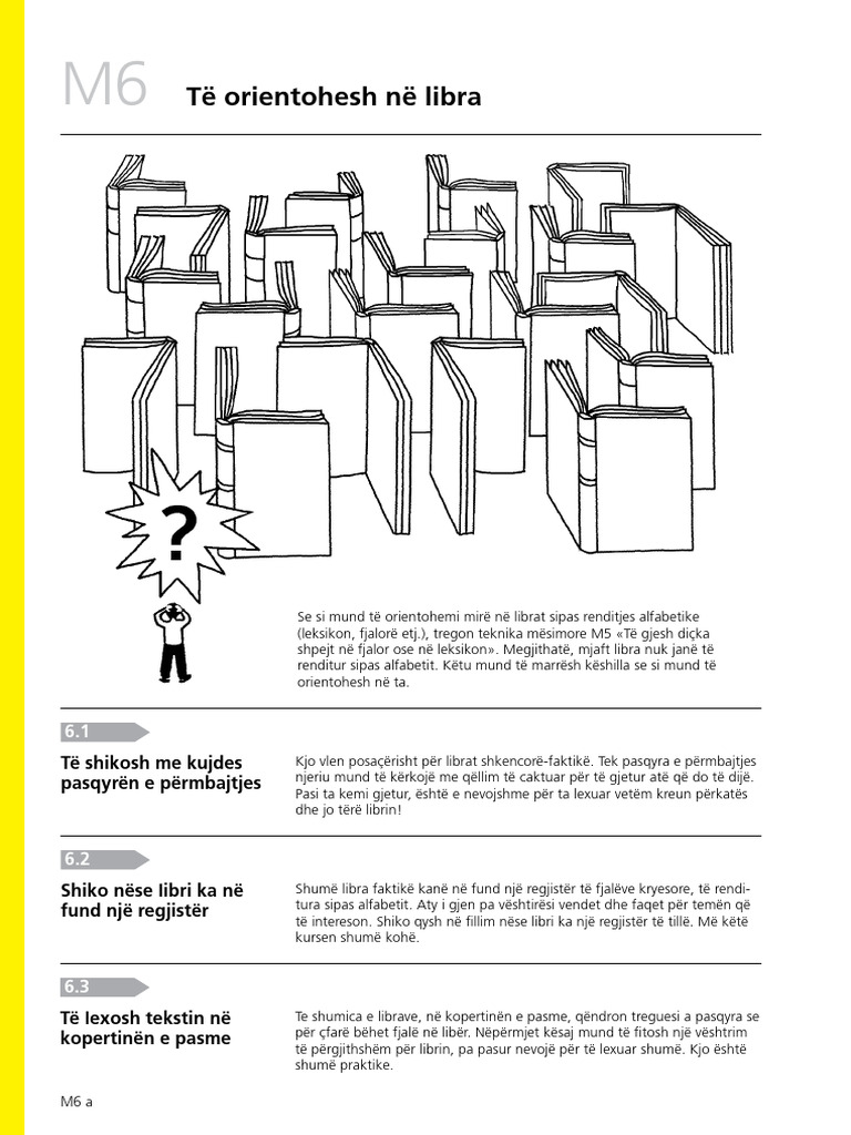 Të Orientohesh Në Libra: Të Shikosh Me Kujdes Pasqyrën e Përmbajtjes | PDF