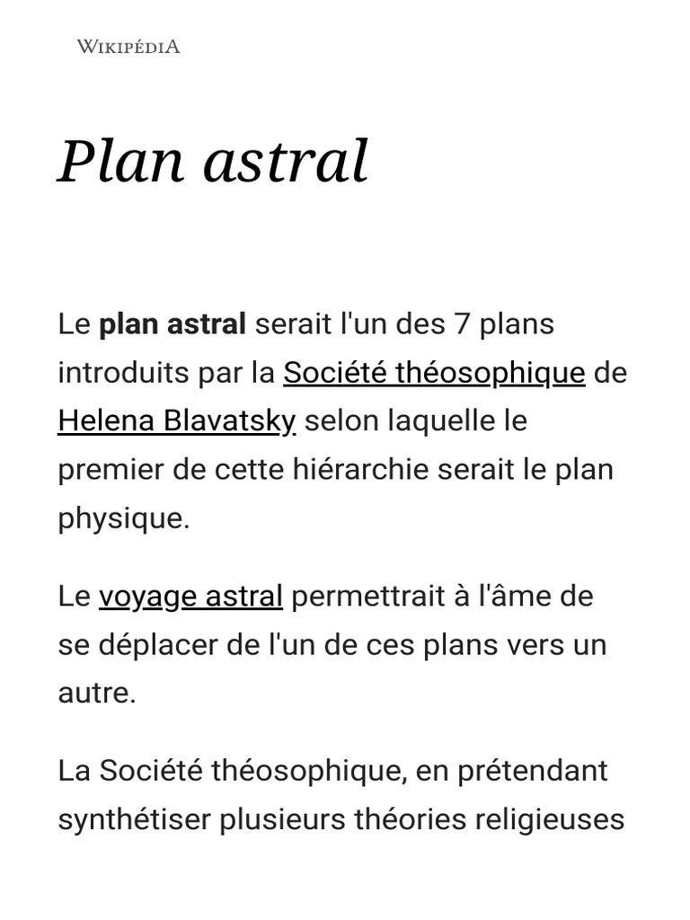 Les 7 Plans Astrals et le Voyage Astral | PDF | Cosmologie ésotérique ...