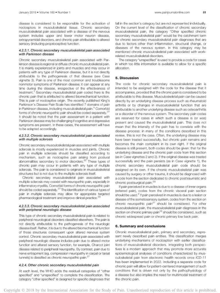 The - IASP - Classification - of - Chronic - Pain - For.10 - 0005 | PDF