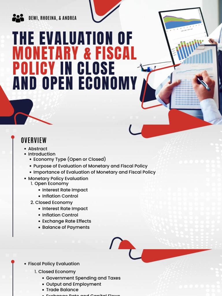 The Evaluation of Monetary and Fiscal Policy in Close and Open Economy | Download Free PDF ...