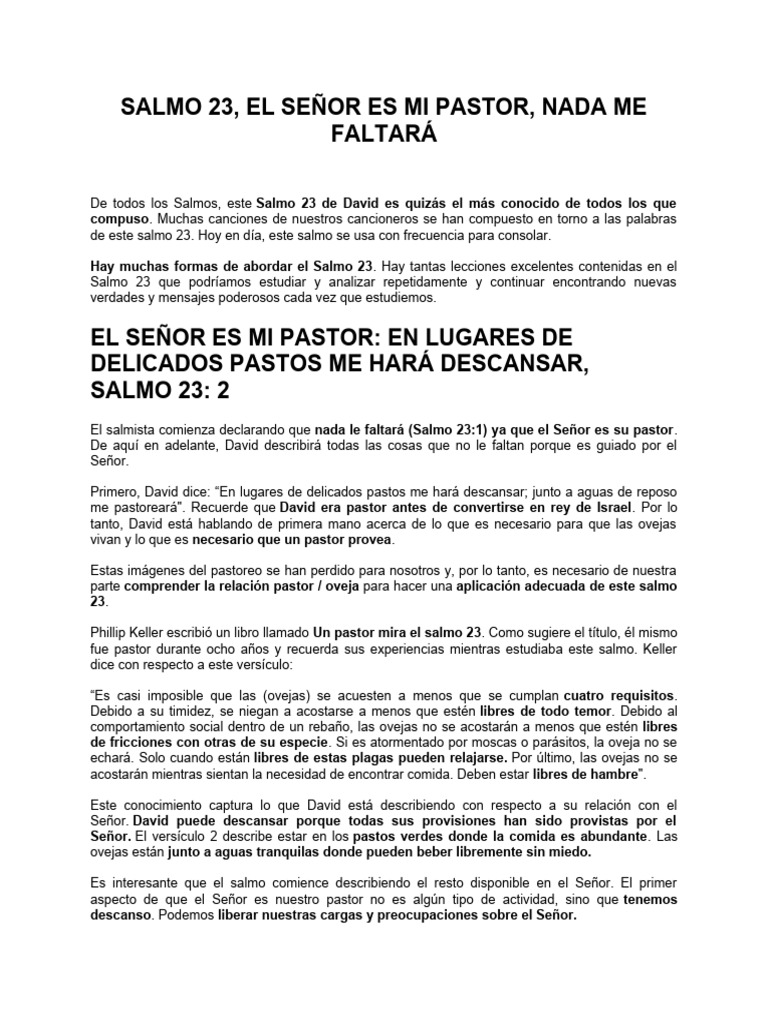 Salmo 23 | PDF