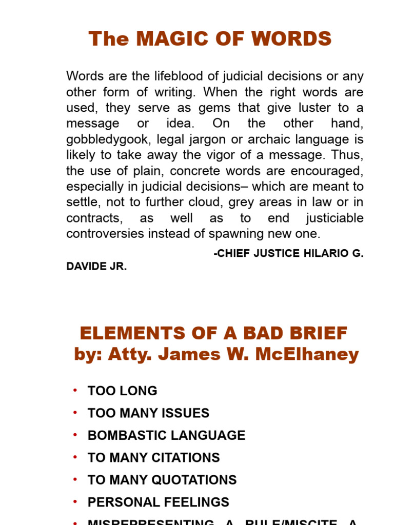 Effective Legal Writing Revised v2 | PDF