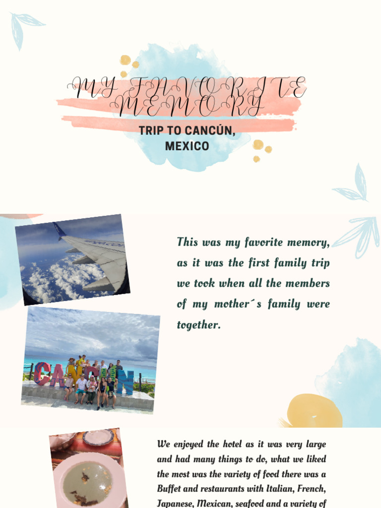 My Favorite Memory | PDF