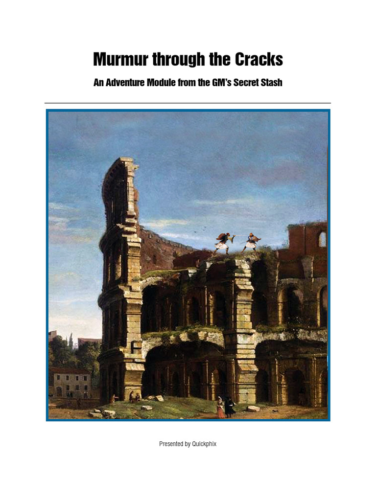 GM SS15 - Murmur Through The Cracks | PDF | Wizards Of The Coast ...