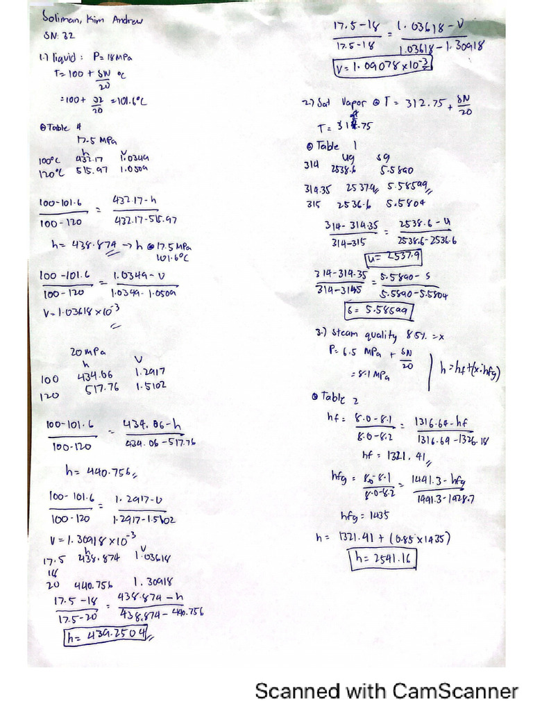Thermo 2 HW 12023 | PDF