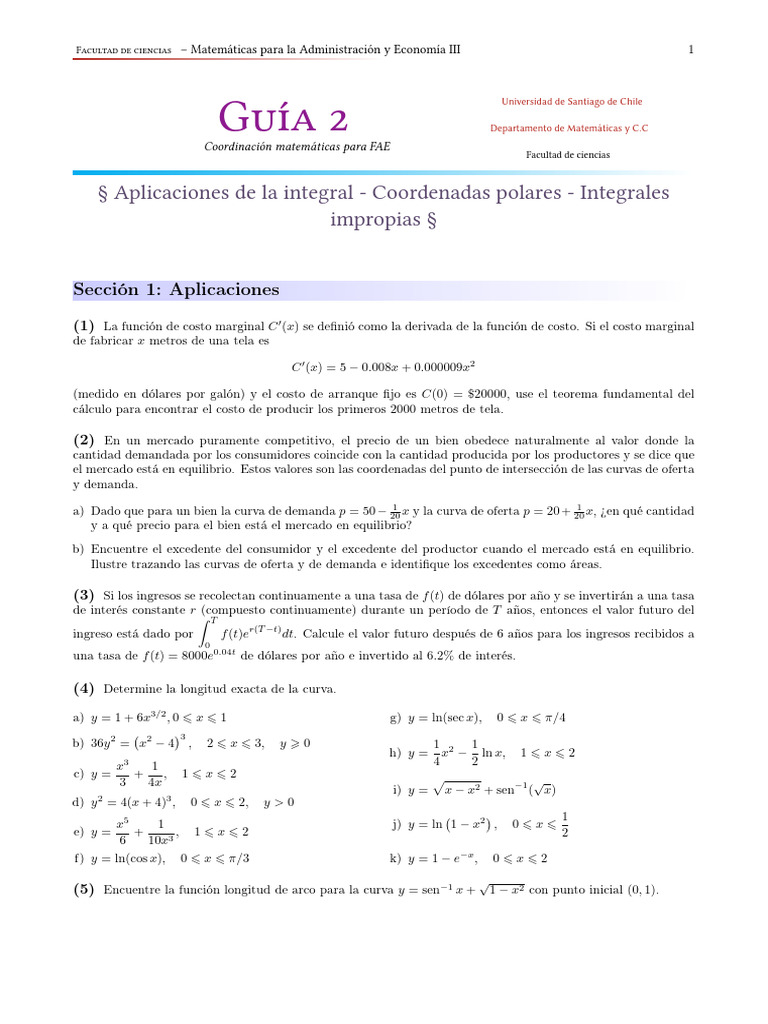 Gu A 2 Apli CP Intimpropias | PDF | Excedente económico | Integral