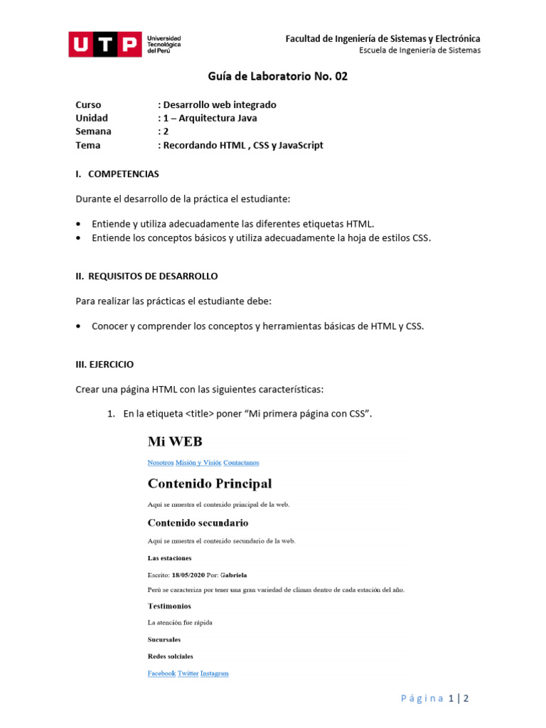 S02.s1 - Guía de Laboratorio 2 | PDF