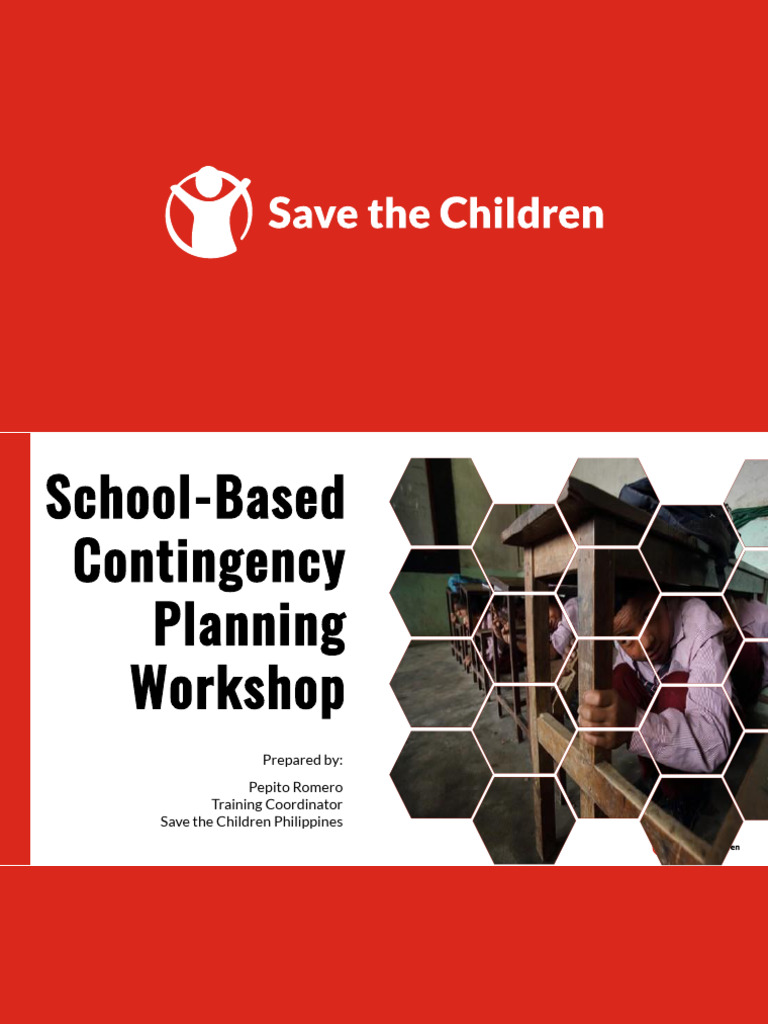 Contingency Planning Workshop School Based | PDF | Disaster Risk Reduction | Hazards